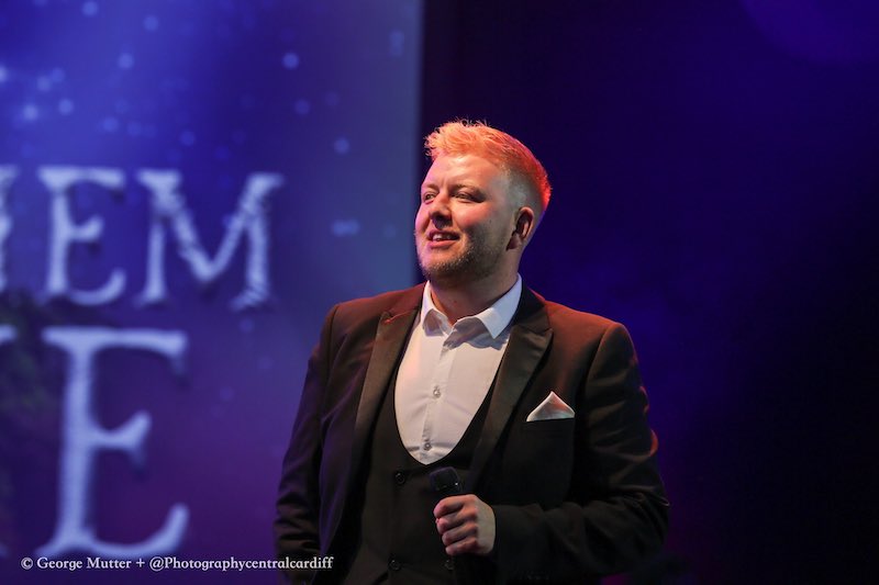 Happy to be back on stage! - Gruffydd Wyn